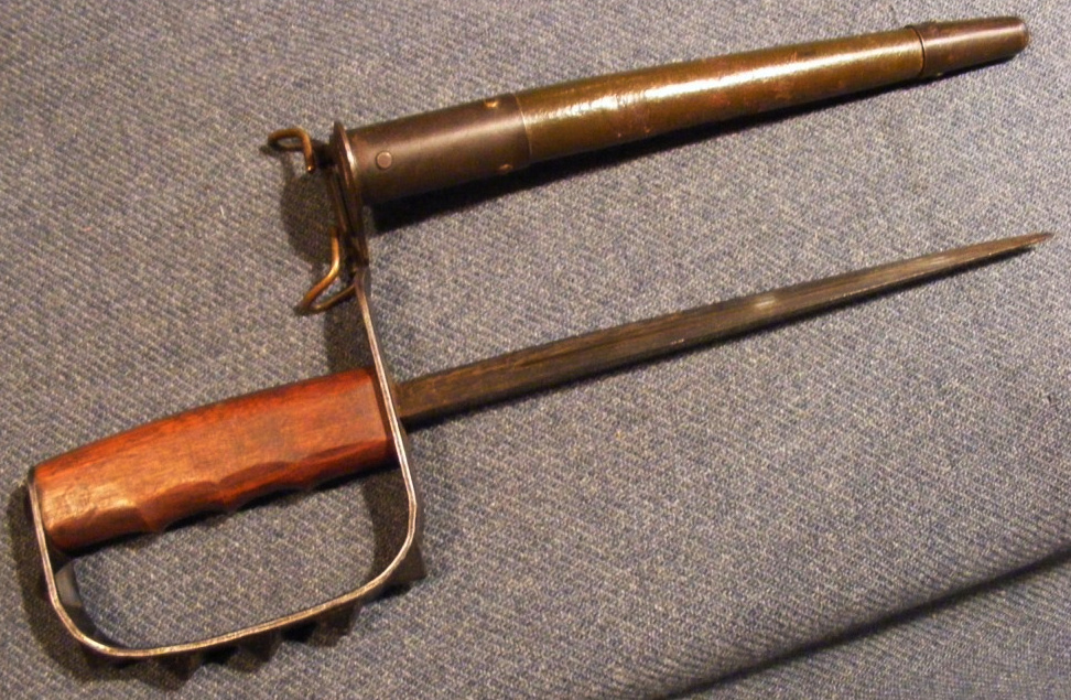 WW1 US Model 1917 Trench Knife made by L.F.&Co. with pyramid type guard ...